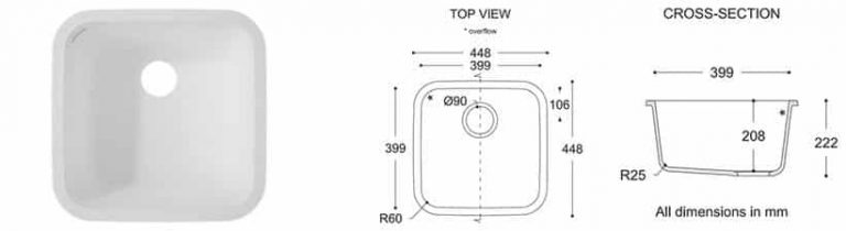 Corian Sinks - Premium Worktops