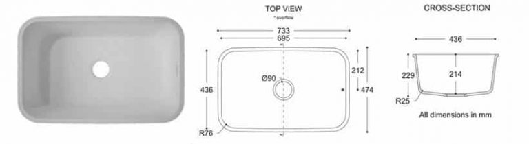 Corian Sinks - Premium Worktops